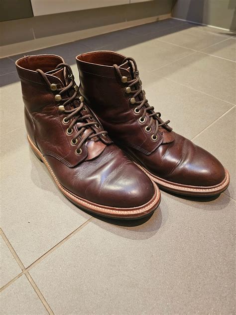 Grant Stone Diesel Boot In Horween Brown Chromexcel Patina Project