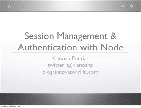 Passport Nodejs Lightening Talk Ppt