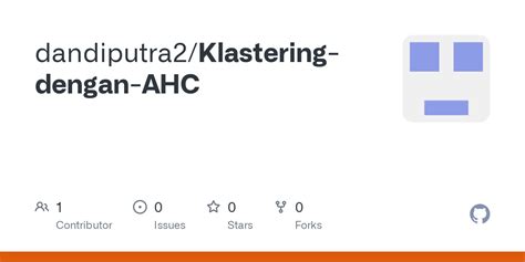 Github Dandiputra2 Klastering Dengan Ahc