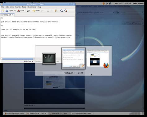 Enabling Compiz Fusion On A Fedora 13 Gnome Desktop Nvidia Geforce 8100 Page 2 Page 2