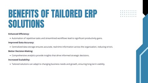 Ppt Optimizing Efficiency Tailored Erp Solutions For Your Industry Powerpoint Presentation