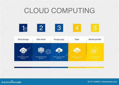 Cloud Storage Data Center Private Stock Vector Illustration Of Flat