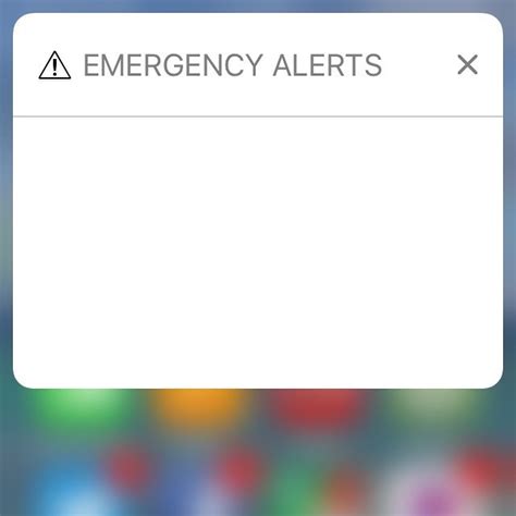 Emergency Alert Blank Template Imgflip
