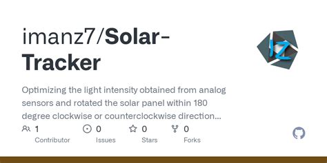 GitHub Imanz Solar Tracker Optimizing The Light Intensity Obtained From Analog Sensors And