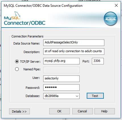 MySQL And ODBC