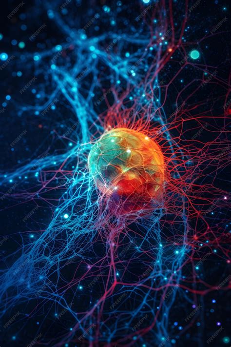 Premium Ai Image Neural Network And Artificial Intelligence Illustration Generative Ai