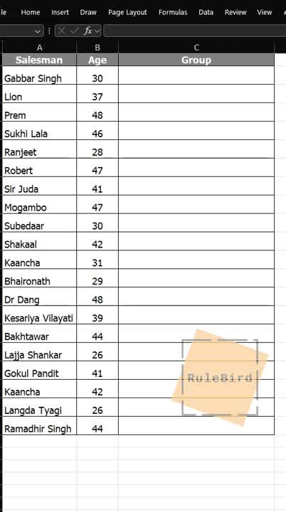 Ca Vinit Shah On Linkedin Exceltips Agegrouping Excelhacks
