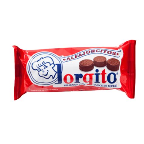 Minialfajor Jorgito Negro 155 G X 1 U Argentinear