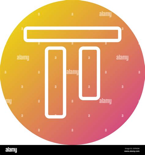 Top Alignment Vector Icon Design Illustration Stock Vector Image And Art