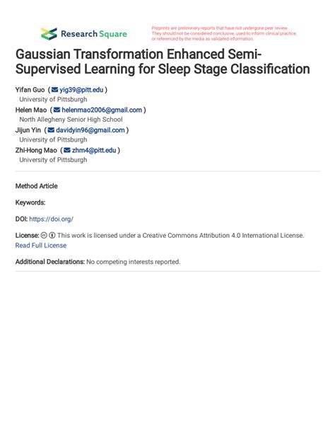 pdf gaussian transformation enhanced semi supervised learning for