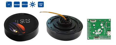 21 Inch 480×480 Round Tft Knob Touch Display Esp32 Rotary Encoder Arduino Lvgl Wifi Ble Uart