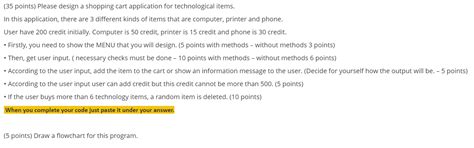 Solved Java Please Design A Shopping Cart Application For