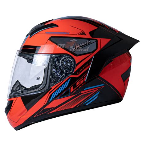 Ls2 Ff352 Betha Hi Viz Orange Gloss Helmet Moto Central
