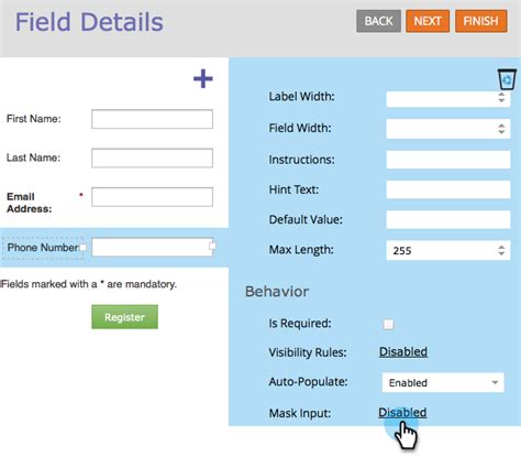 Apply Input Masking To A Field In A Form Adobe Marketo Engage