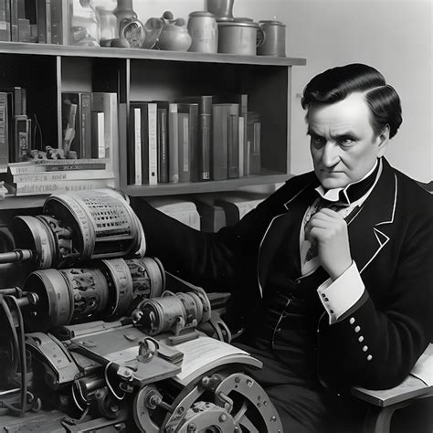 Premium Ai Image Charles Babbage