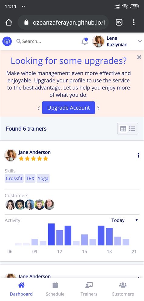 GitHub Ozcanzaferayan Fitness Admin Panel Css Grid Based On Agilie Team Design Https