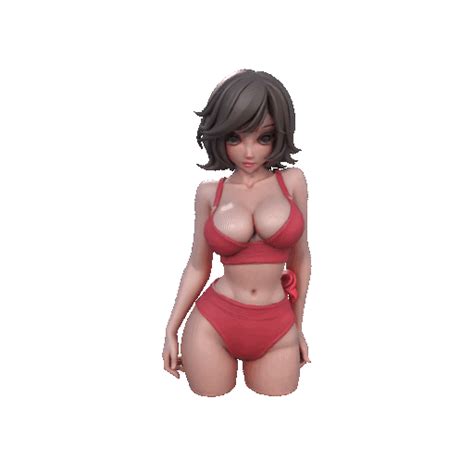 👤 Bust Sexy Girl Anime・ Stl File For 3d Printing・cults