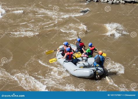 Rafters On River Editorial Photography Image Of Tourism 101737007