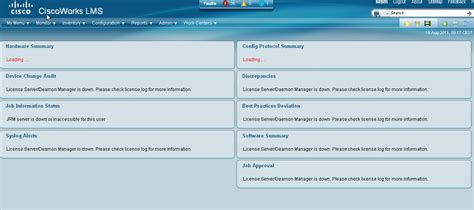 Solved Cisco Works LMS 4 0 Doesnt Start Cisco Community