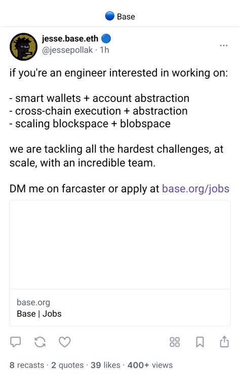chinmay patel ☀️ on linkedin probably the best opportunity for