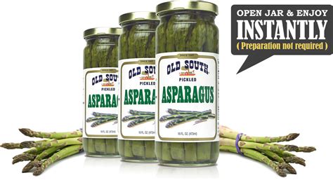 Download Pickled Asparagus Jarsand Fresh Bunch