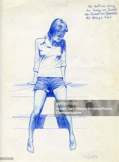 Drawing By Convicted Felon And Later Executed Murderer Gary Gilmore