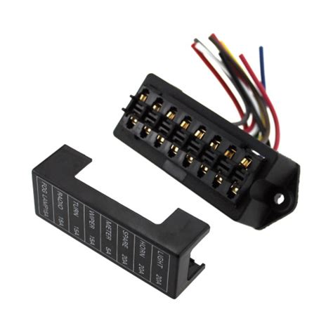 8 웨이 회로 퓨즈 박스 블록 홀더 12v 24v 의 고품질 8 웨이 회로 퓨즈 박스 블록 홀더 12v 24v