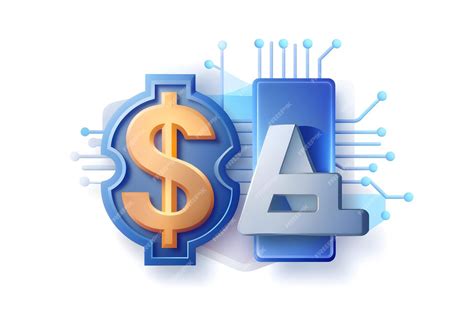 Photo Realistic As Ai Algorithm And Dollar Sign Concept As An Ai