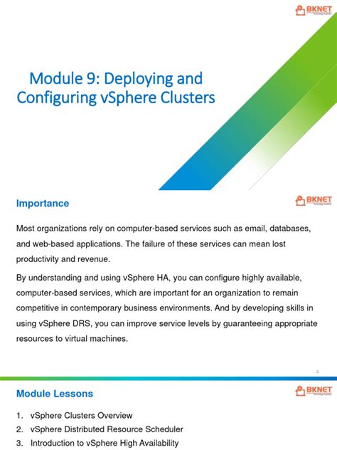 bknet vsicm8 m9 deploying and configuring vsphere clusters pdf