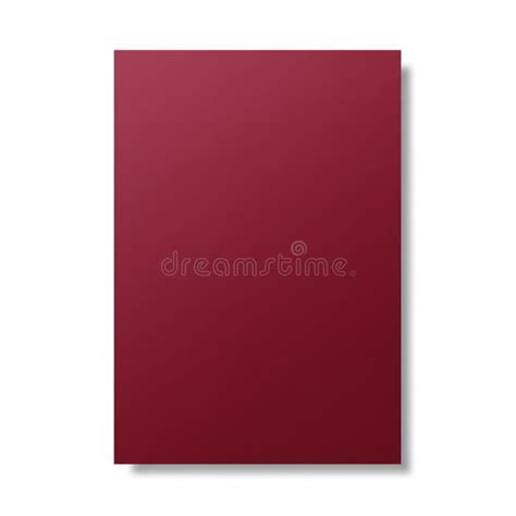 A Plain Rectangular Maroon Colored Sheet With A Subtle Shadow Sits Against A White Stock