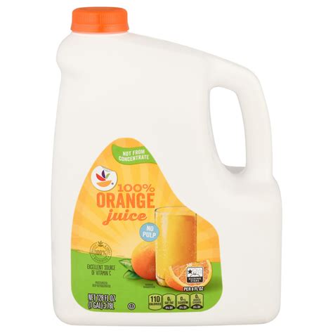 Save On Our Brand 100 Orange Juice No Pulp Order Online Delivery