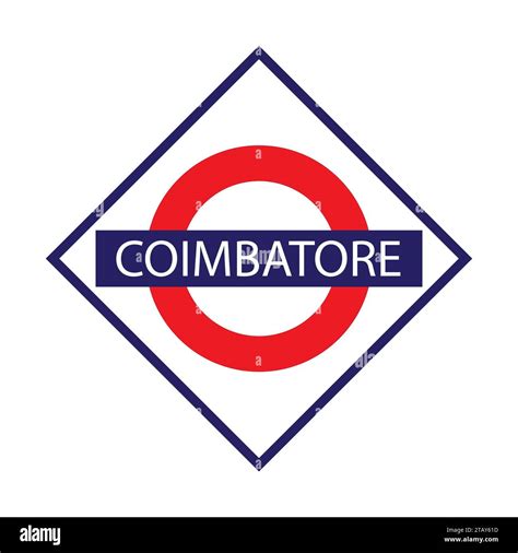 Coimbatore City Name Stock Vector Images Alamy