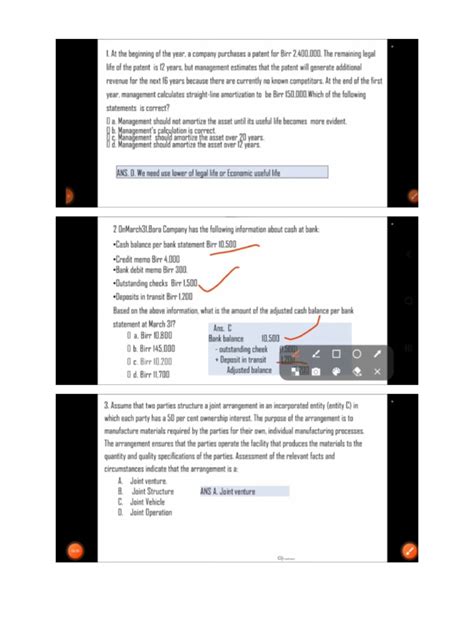 Acf Model Exam With Answer Pdf