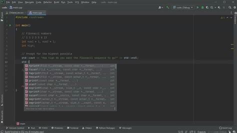 Calculating Fibonacci Numbers In C With A While Loop Youtube