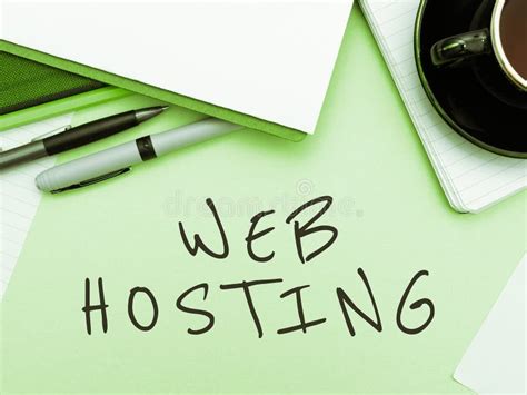 Conceptual Caption Web Hosting Business Overview The Activity Of Providing Storage Space And