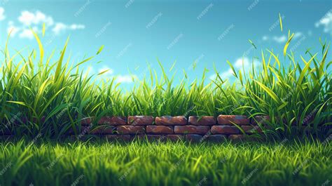 Premium Photo Background Fresh Grasses Meadow Different Green