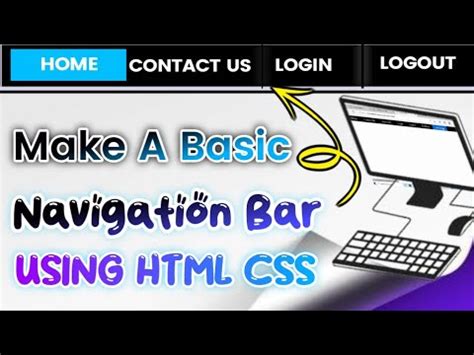 How To Create Navigation Bar In Html And Css Hindi Create A Menu Bar In Html CSS YouTube