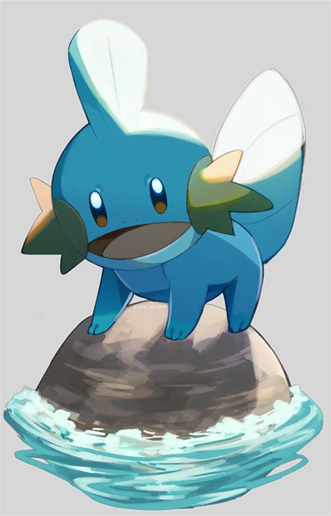 Mudkip Pokemon Drawn By Ame Akira Danbooru