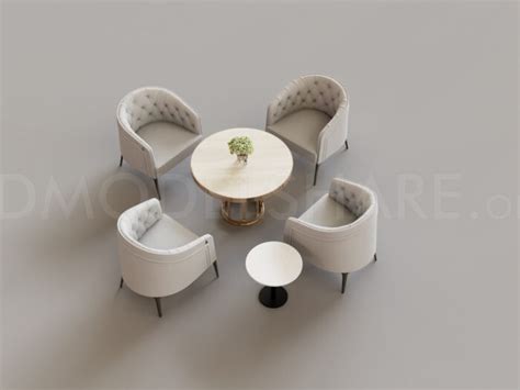 466 Coffee Table 3d Model