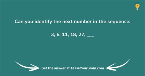 The Arithmetic Sequence Tease Your Brain