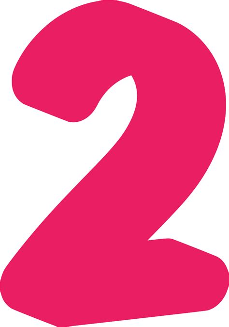 Svg 2 두 숫자 무료 Svg 이미지 및 아이콘 Svg Silh