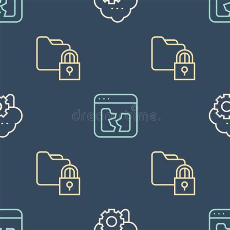 set line cloud technology data transfer folder and lock and broken