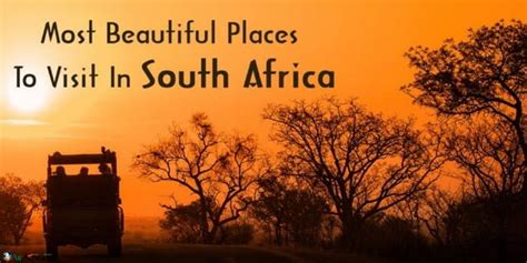 Most Beautiful Places To Visit In South Africa Pdf