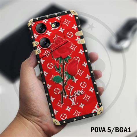 Jual CAHAYABINTANG CASING HP UNTUK TECNO POVA 5 GAMBAR BUNGA01 SOFTCASE PELINDUNG HANDPHONE