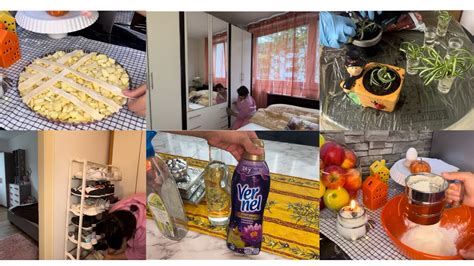 ბევრი მოტივაცია 🧽🧹ახალი მცენარე🌿ვაშლის პეროგი🥮 მოტივაცია საქართველო ნამცხვარი ვლოგი გერმანია