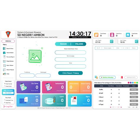 Jual Absensi Siswa Whatsapp Notifikasi Realtime Shopee Indonesia