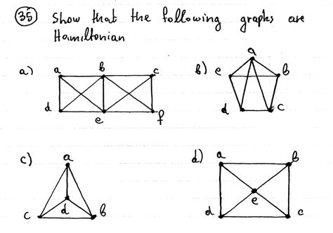 Solved 36 Show That The Following Graphs Are Hamiltonian A B