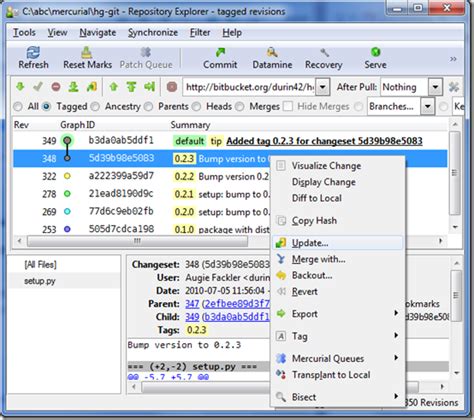 Update Mercurial Windows Stashoknfl