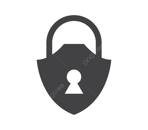 Lock Icon With Shield Security File Access Vector Security File