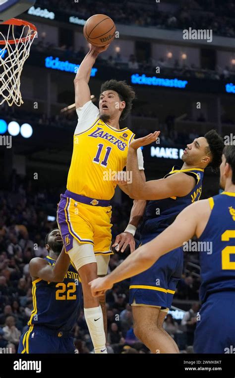 Los Angeles Lakers Center Jaxson Hayes 11 Dunks Against Golden State